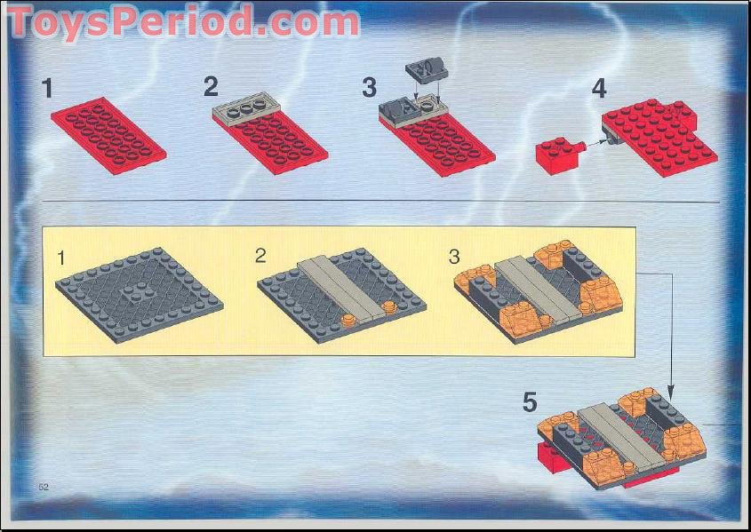 LEGO 6776 Ogel Control Center Instructions and Parts List