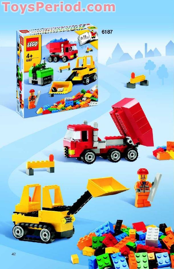 LEGO 6186 Build Your Own LEGO Harbor Instructions and Parts List