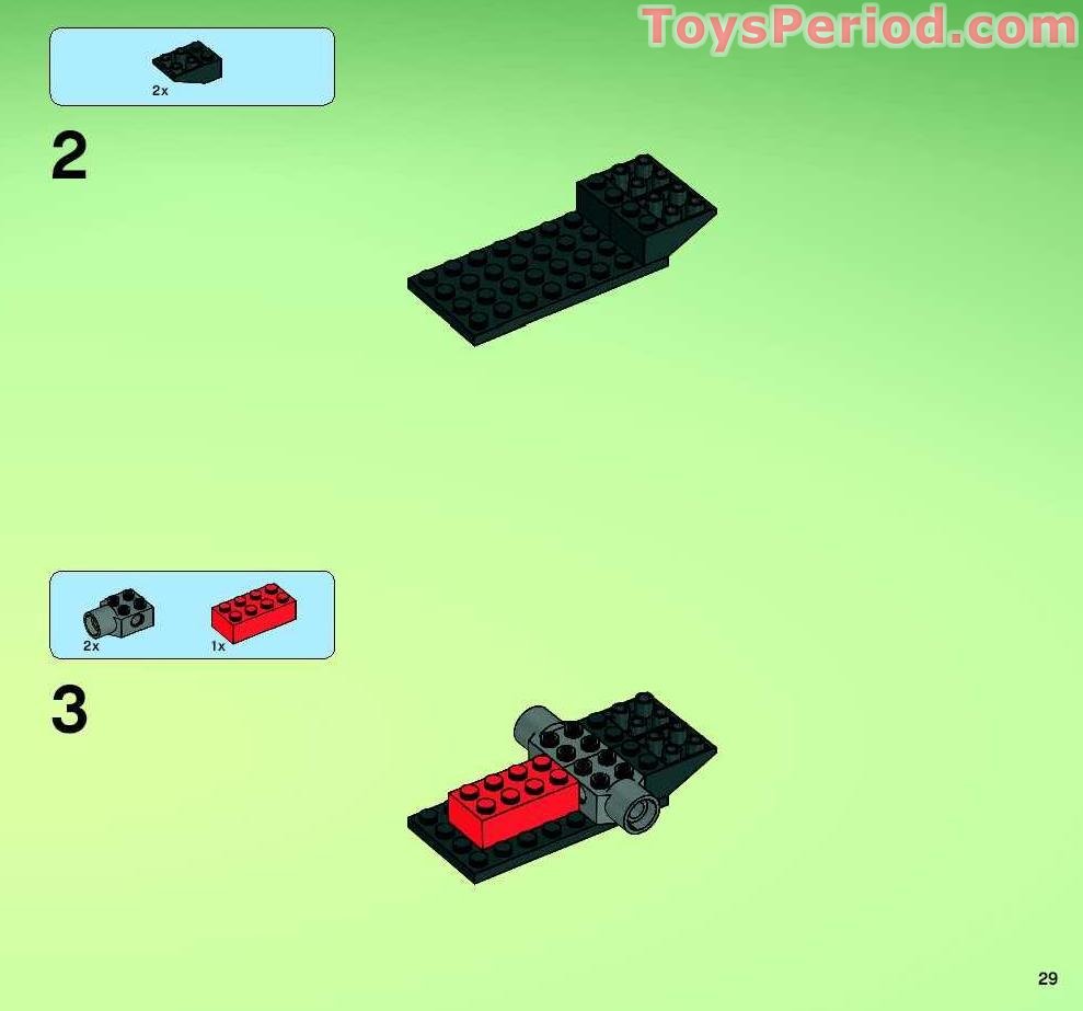 LEGO 7646 ETX Alien Infiltrator Instructions and Parts List