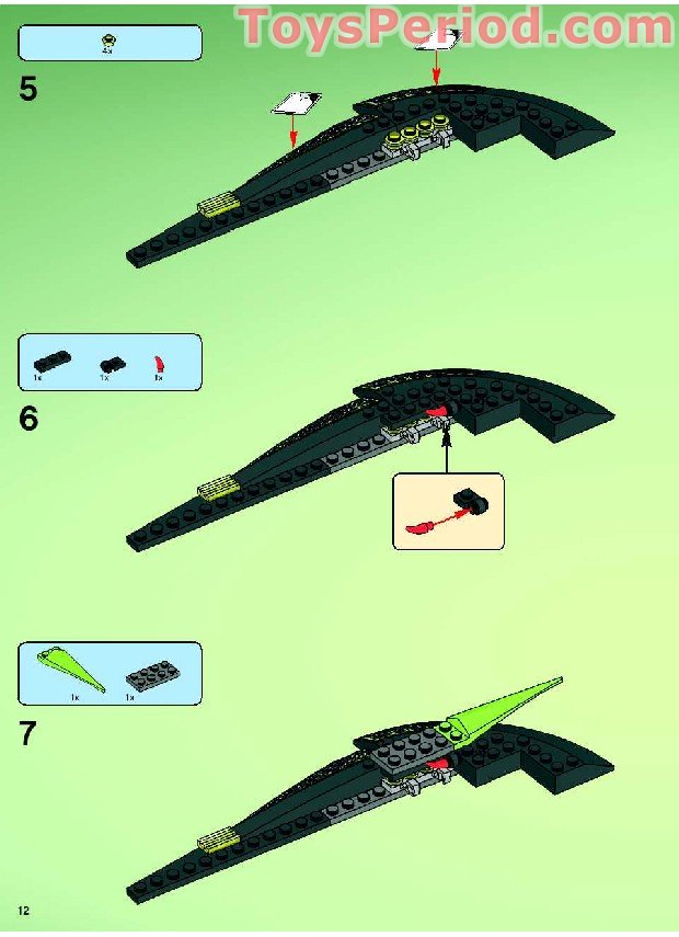 LEGO 7649 MT-201 Ultra-Drill Walker Instructions and Parts List