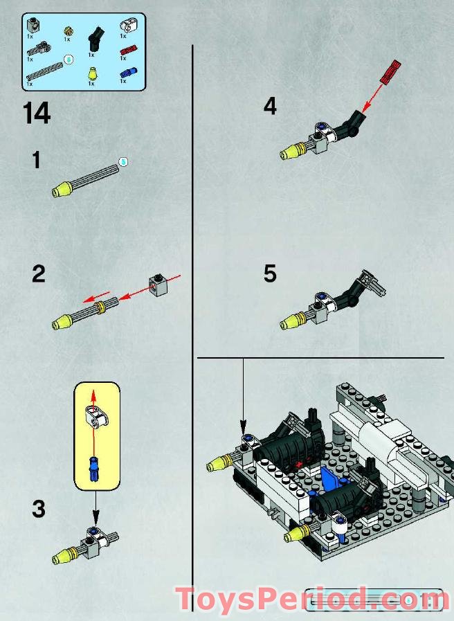 LEGO 7659 Imperial Landing Craft Instructions and Parts List