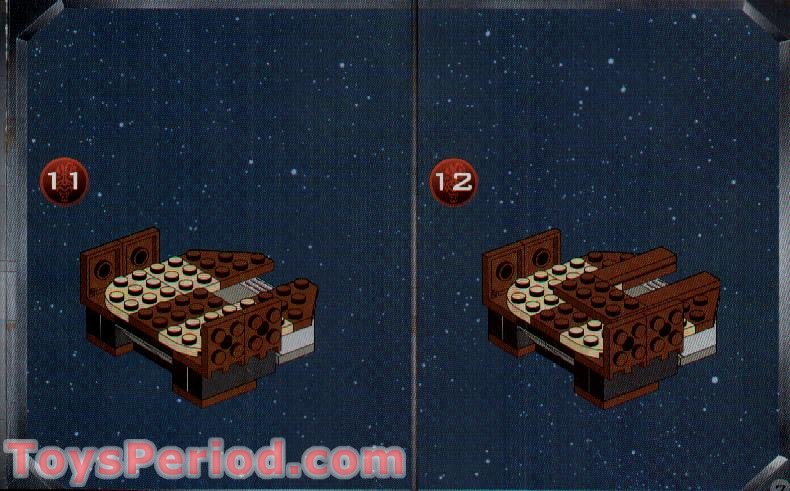 LEGO 7111 Droid Fighter Instructions and Parts List