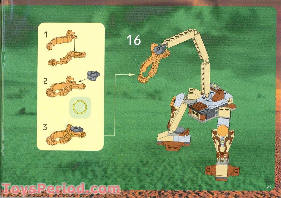 LEGO 7316 Excavation Searcher Instructions and Parts List