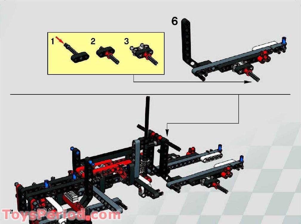 LEGO 8682 Nitro Intimidator Instructions and Parts List