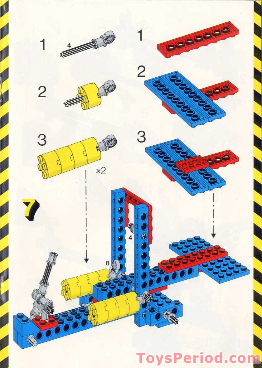 LEGO 8844 Helicopter Instructions and Parts List