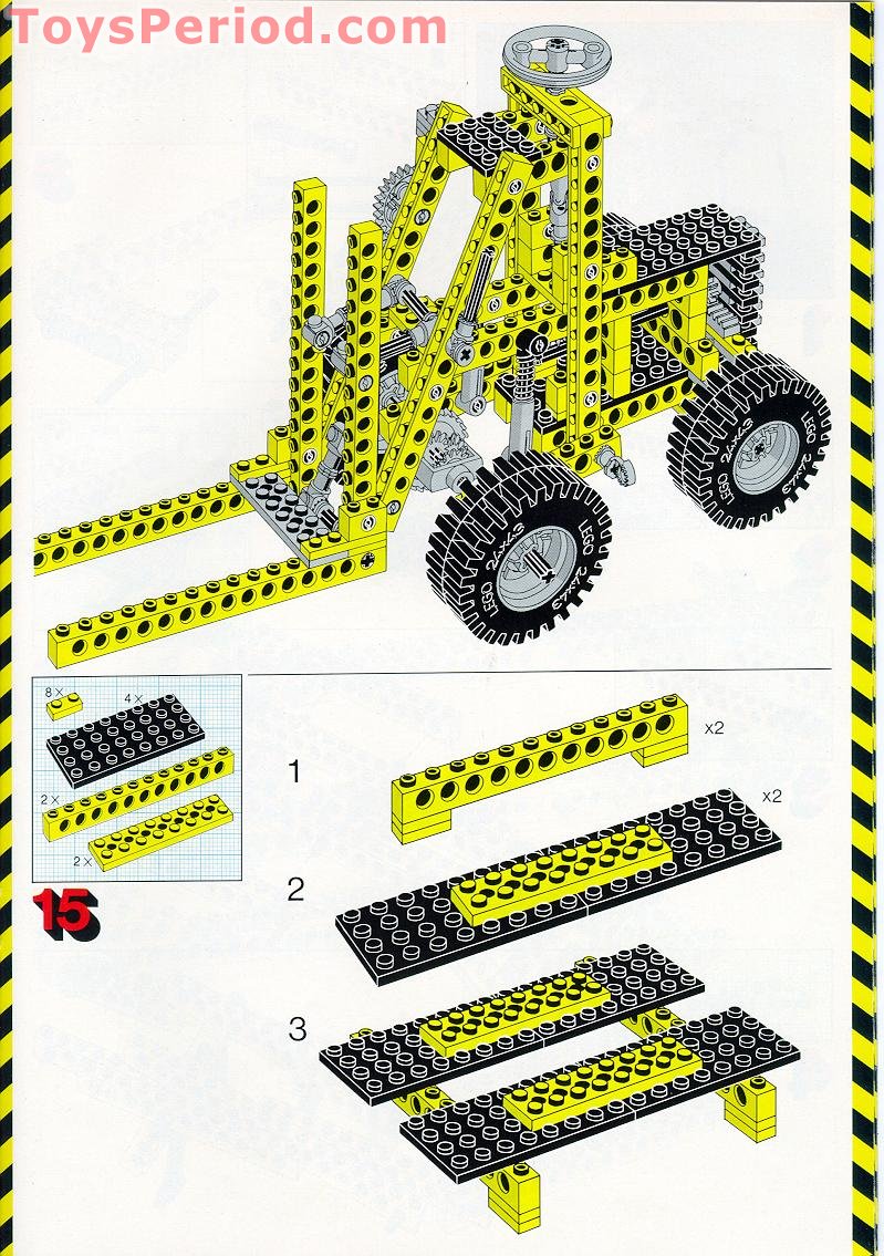 LEGO 8090 Technic Universal Set Instructions and Parts List