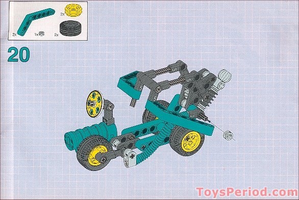 LEGO 8239 Cyber Challenge Instructions and Parts List