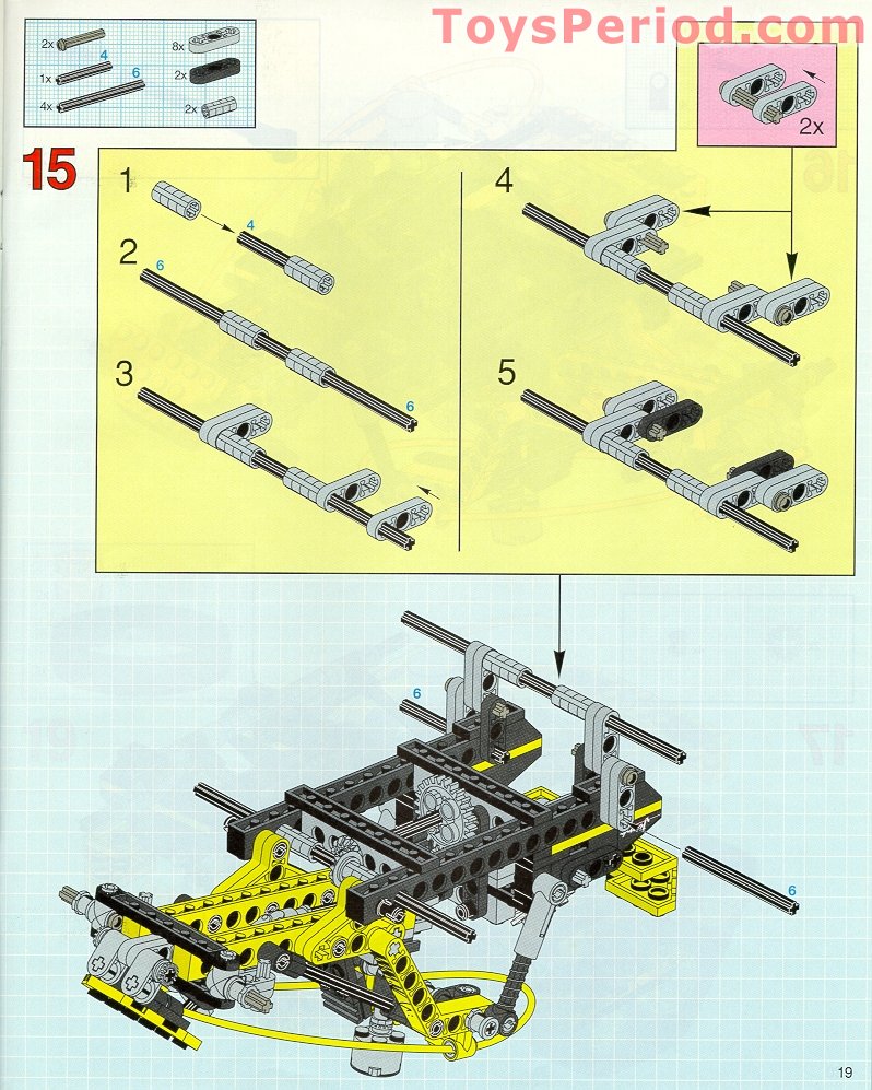 LEGO 8414 Mountain Rambler Instructions and Parts List