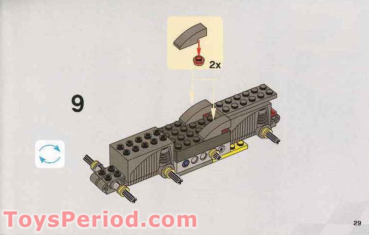 LEGO 8490 Desert Hopper Instructions and Parts List