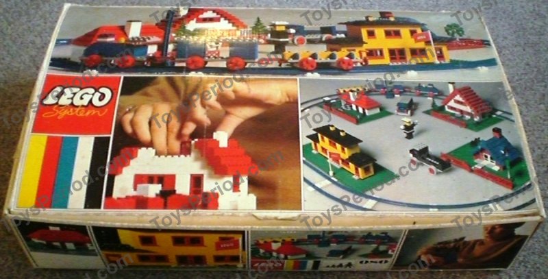 LEGO 080-1 Basic Building Set with Train Instructions and Parts List