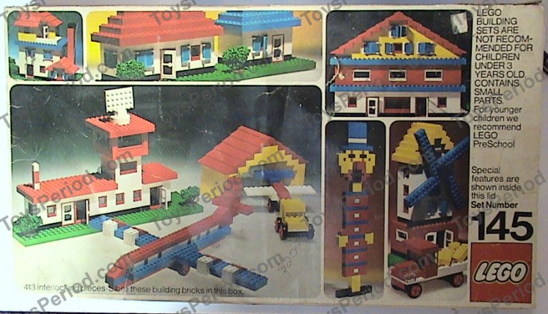 LEGO 145 Building Set Parts List