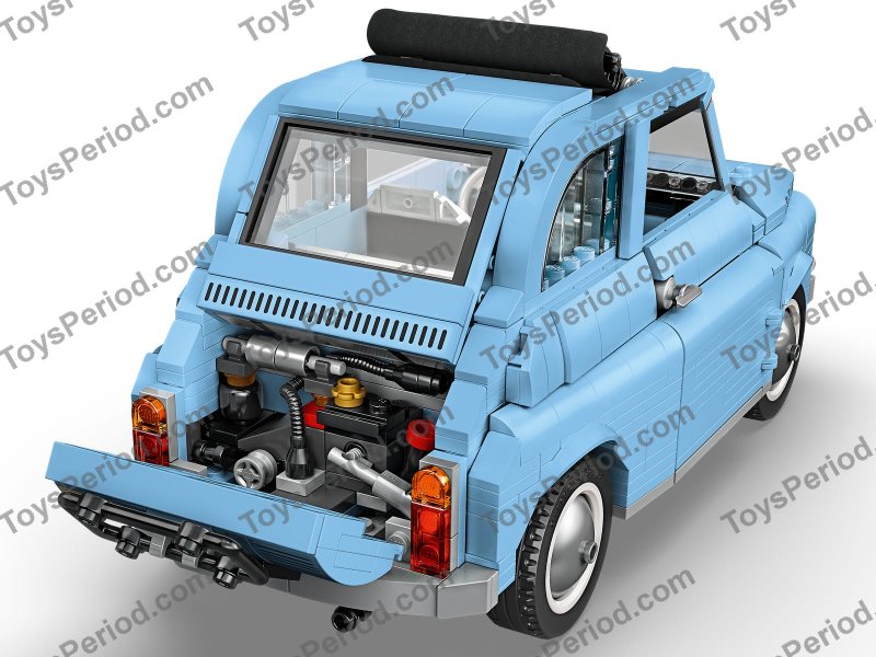 LEGO 77942 Fiat 500 Bright Light Blue Edition Set Parts List