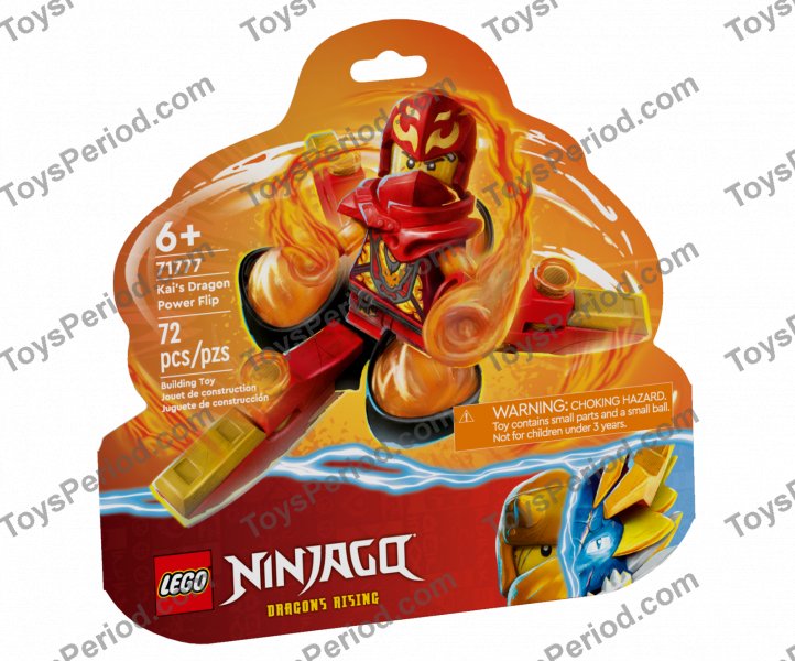 LEGO 71777 Kai's Dragon Power Flip Set Parts List