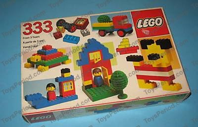 LEGO 333-1 Basic Set, 3 Plus Parts List