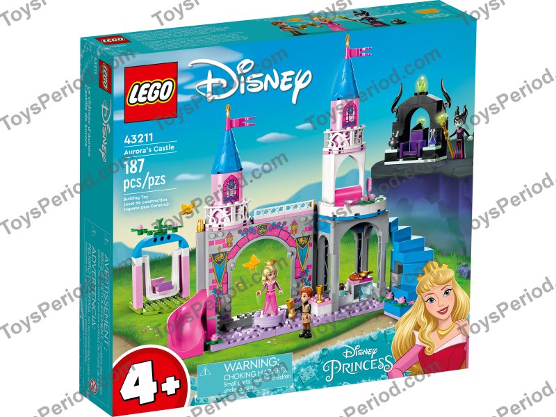 LEGO 43211 Aurora's Castle Set Parts List