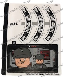 LEGO Sets with Part 75296stk01 Sticker Sheet for Set 75296 - (78794/ ...