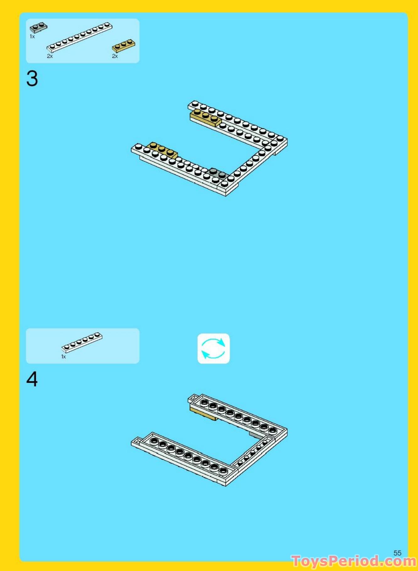 LEGO 5891 Apple Tree House Instructions and Parts List