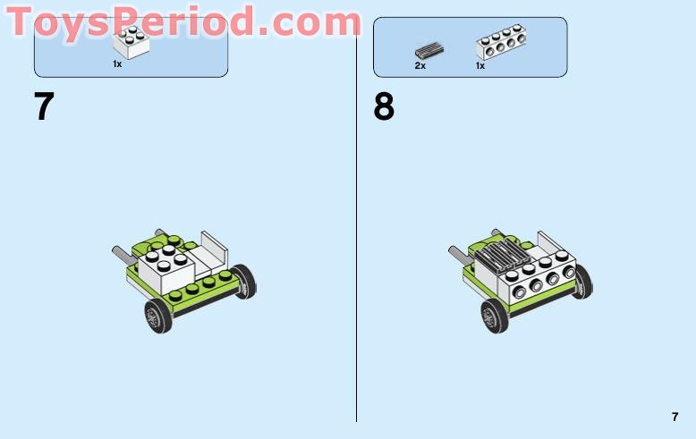 LEGO 60110 Fire Station Instructions and Parts List