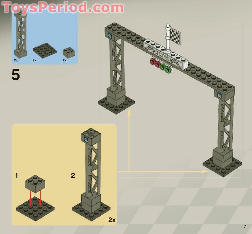 LEGO 8898 Wreckage Road Instructions and Parts List