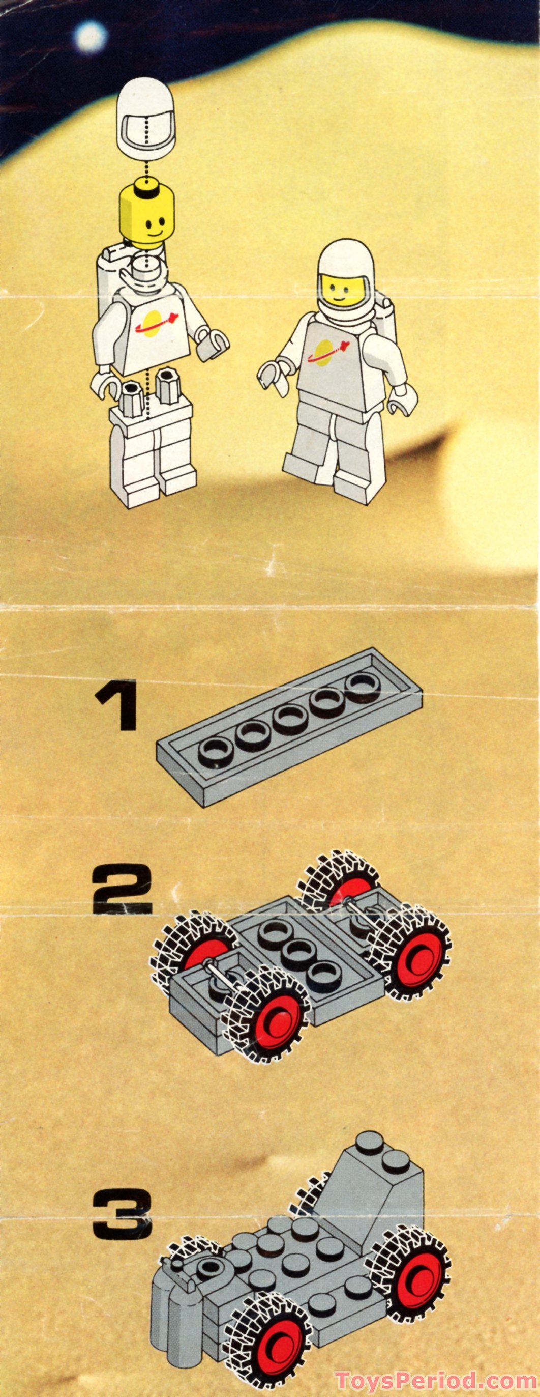 LEGO 886 Space Buggy Instructions and Parts List