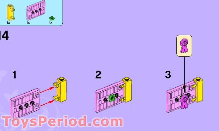 LEGO 3189 Heartlake Stables Instructions and Parts List