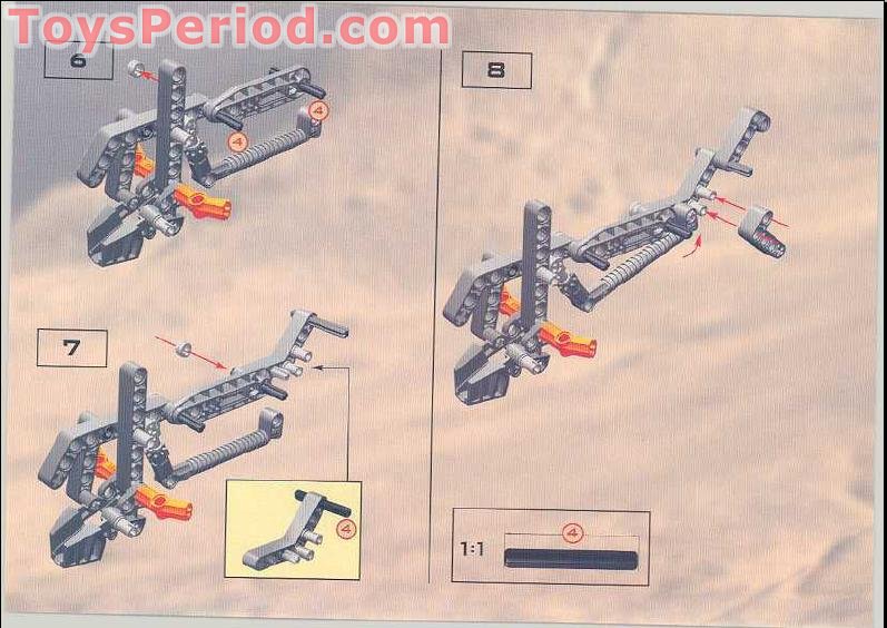 LEGO 10023 Bionicle Master Builder Set Instructions and Parts List
