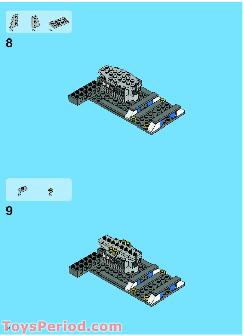 LEGO 10191 Star Justice Instructions and Parts List