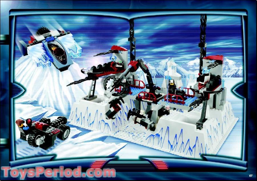 LEGO 4748 Ogel's Mountain Fortress Instructions and Parts List