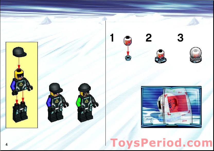 LEGO 4744 Tundra Tracker Instructions and Parts List