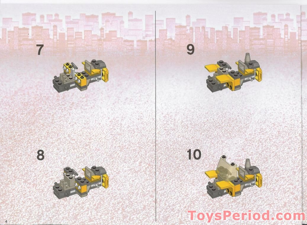 LEGO 4512 Cargo Train Instructions and Parts List