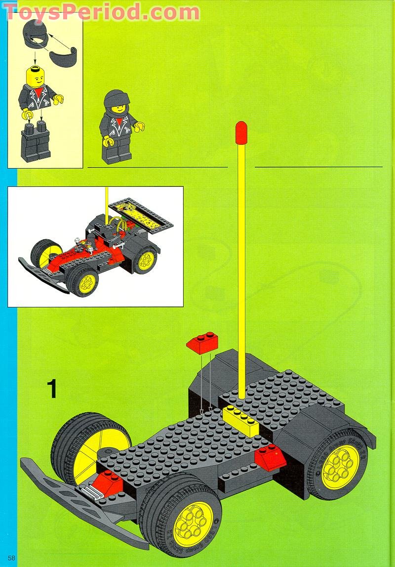 LEGO 5600 Radio Control Racer Instructions and Parts List