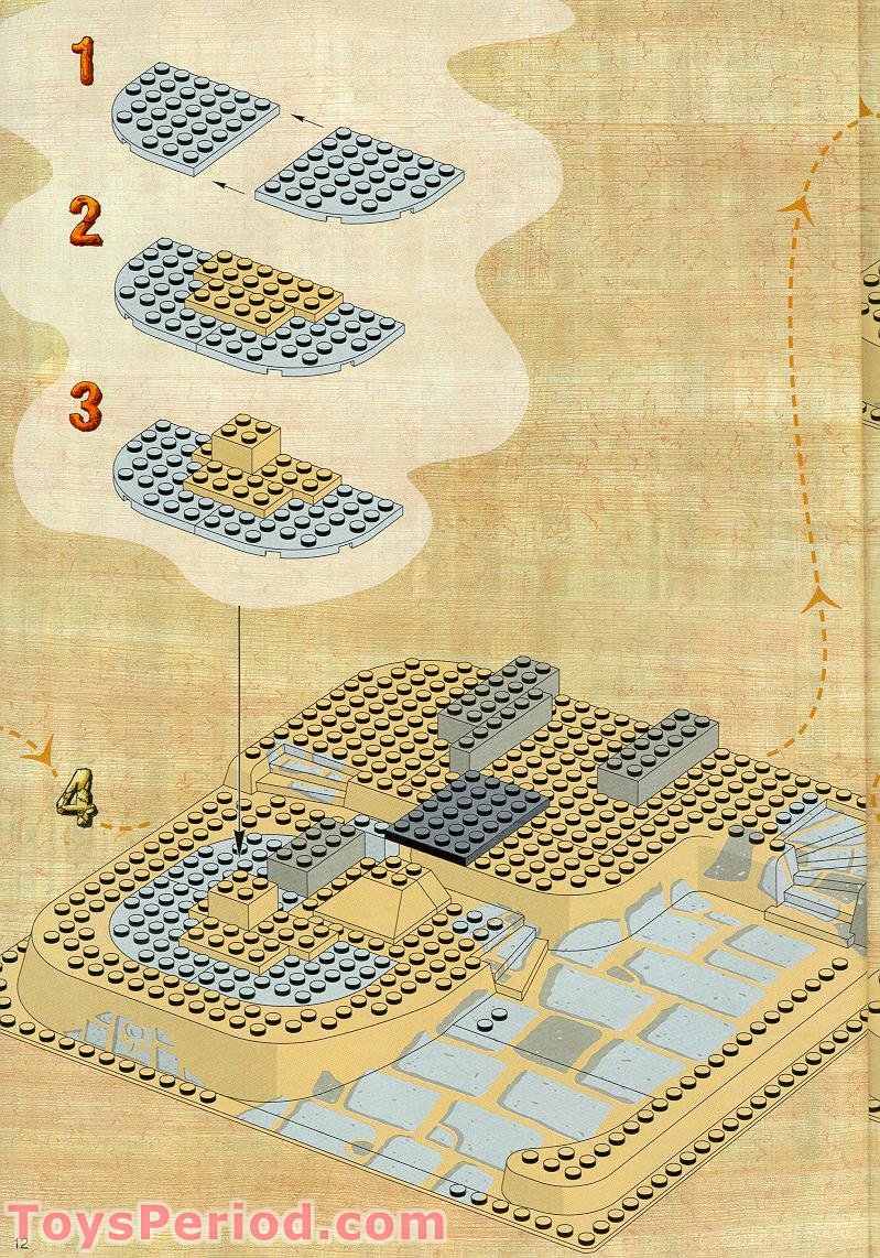 LEGO 5978 Sphinx Secret Surprise Instructions and Parts List