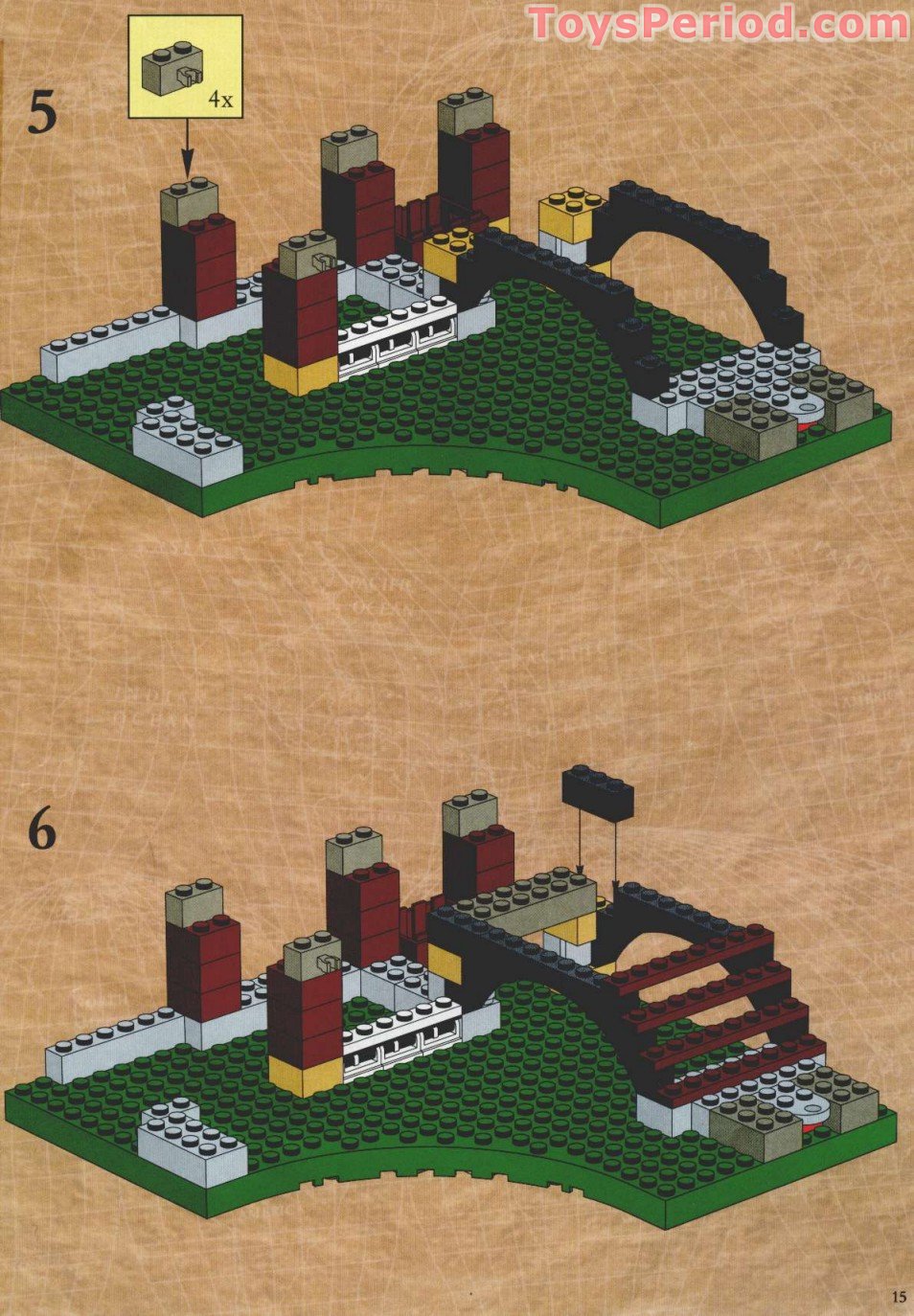 LEGO 5987 Dino Research Compound Instructions and Parts List