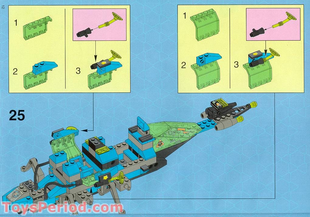 LEGO 6919 Planetary Prowler Instructions and Parts List
