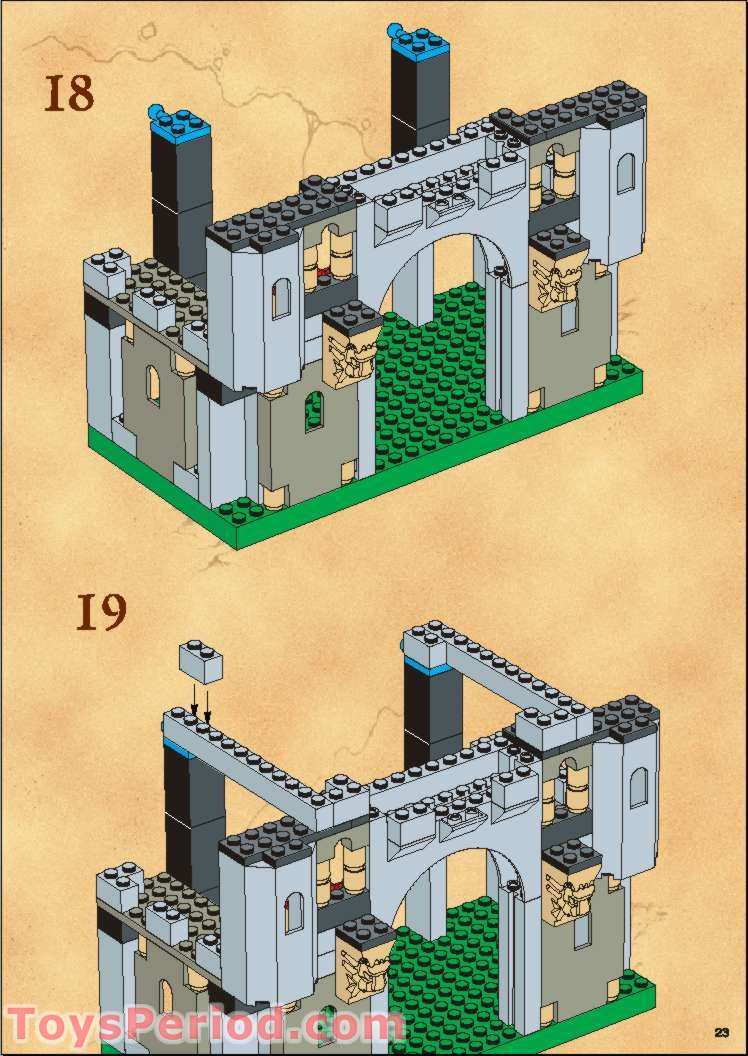 LEGO 6098 King Leo's Castle Instructions and Parts List