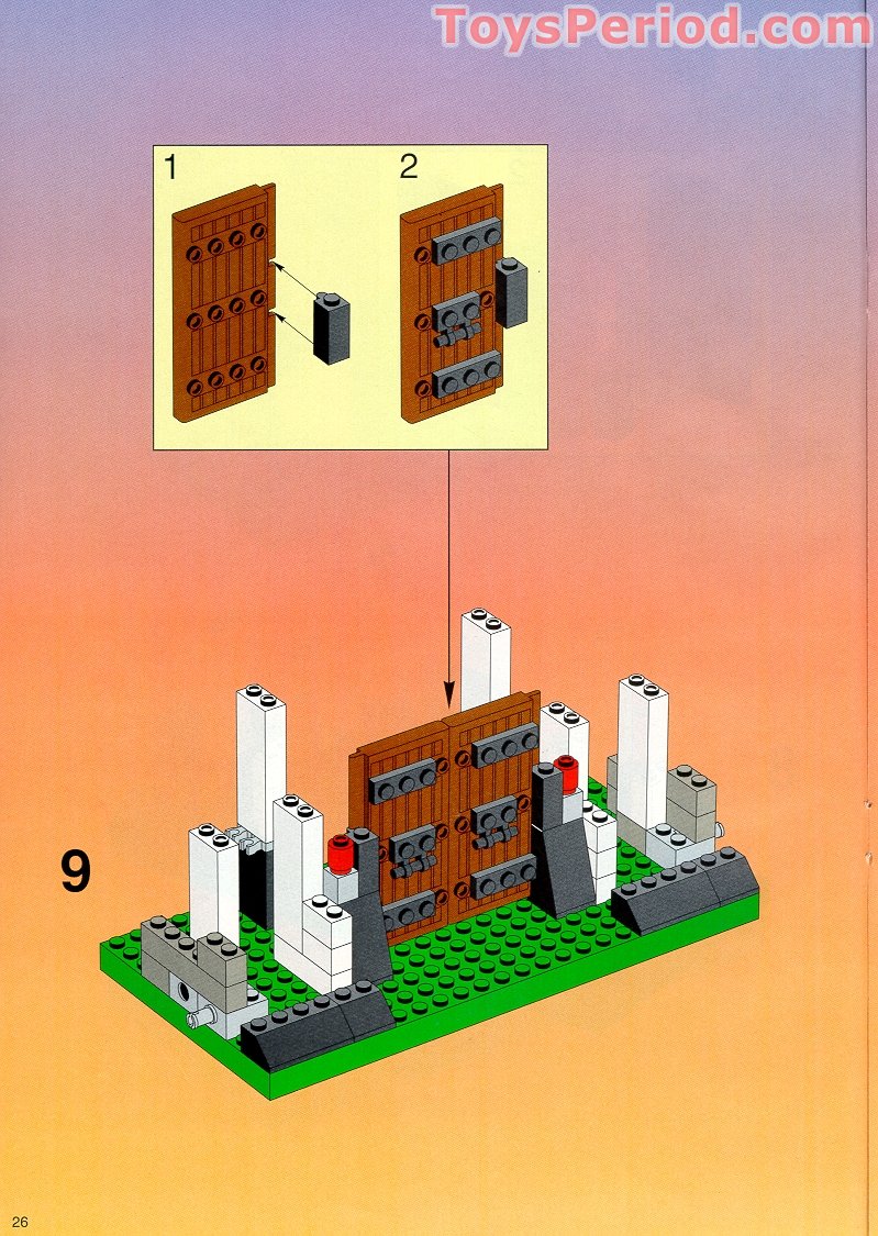 LEGO 6093 Flying Ninja Fortress Instructions and Parts List