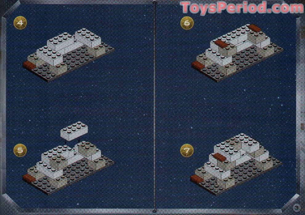 LEGO 7161 Gungan Sub Instructions and Parts List