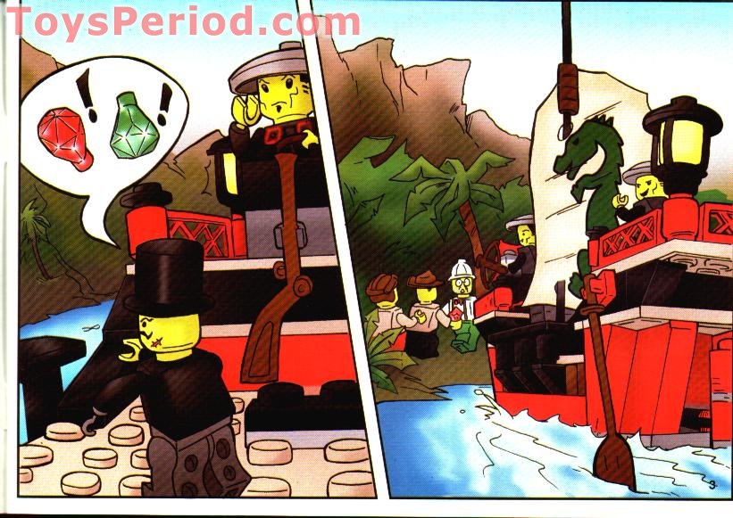 LEGO 7416 Emperor's Ship Instructions and Parts List
