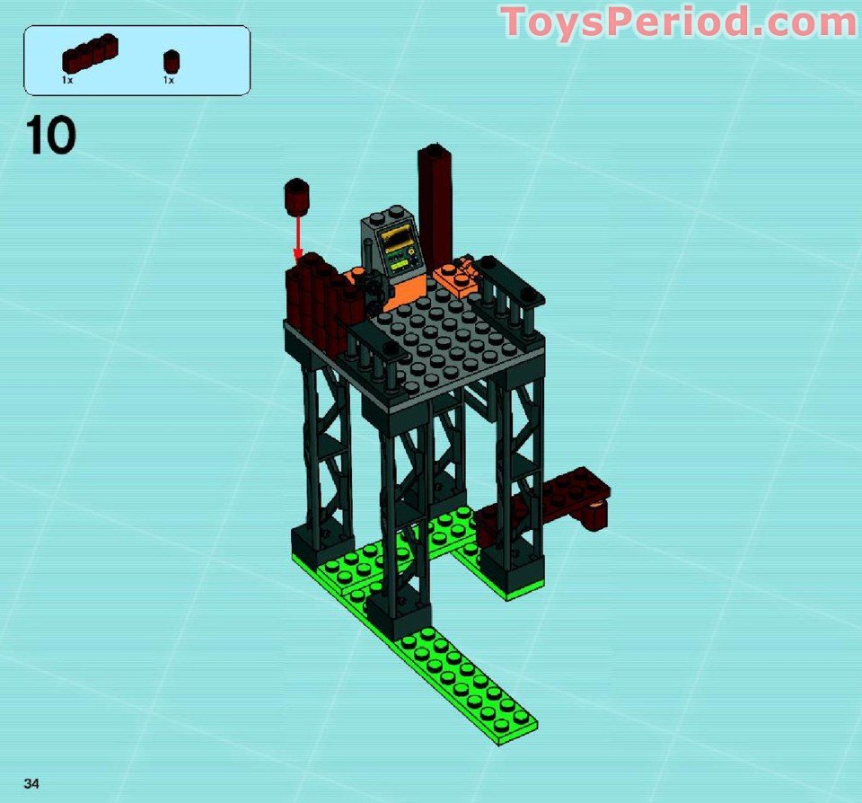 LEGO 8632 Mission 2: Swamp Raid Instructions and Parts List