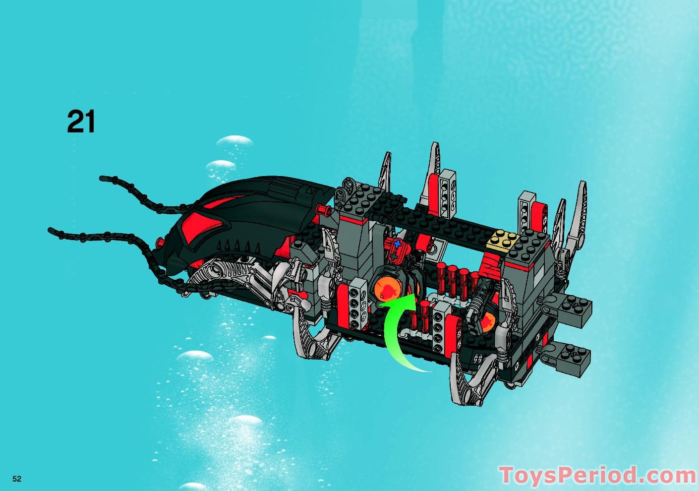 LEGO 8927 Toa Terrain Crawler Instructions and Parts List