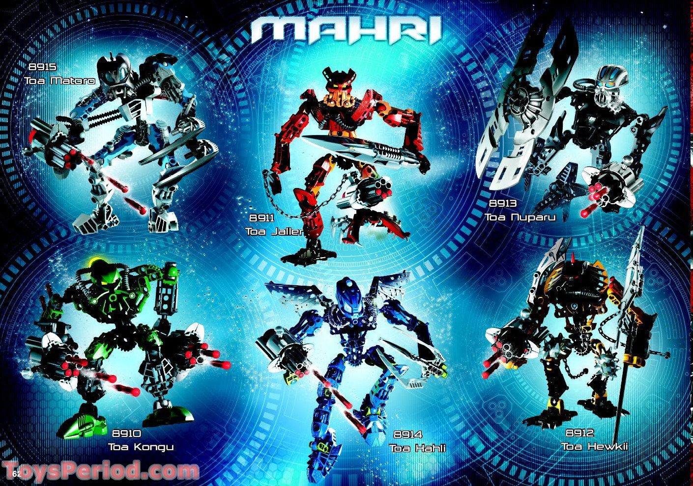 LEGO 8927 Toa Terrain Crawler Instructions and Parts List