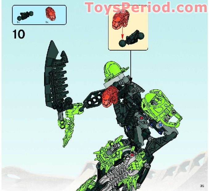 LEGO 8991 Tuma Instructions and Parts List