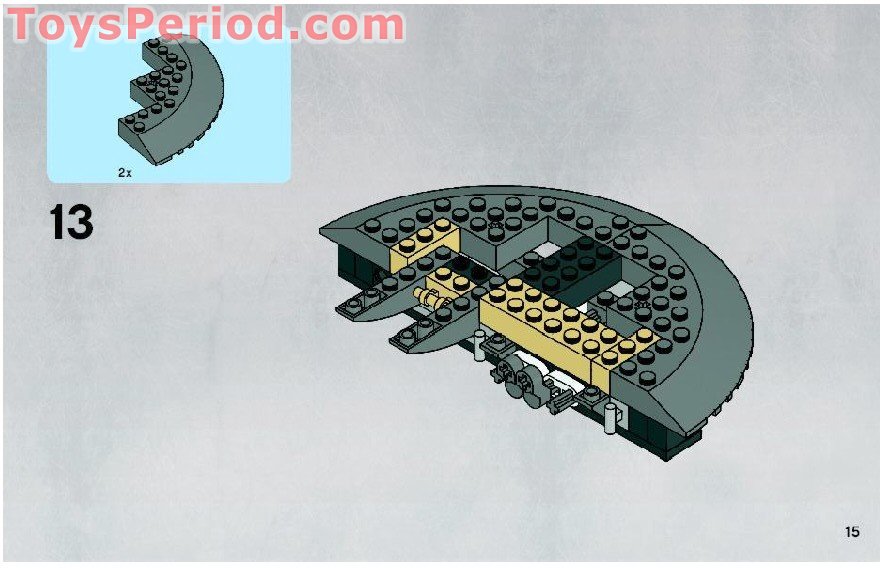 LEGO 8016 Hyena Droid Bomber Instructions and Parts List