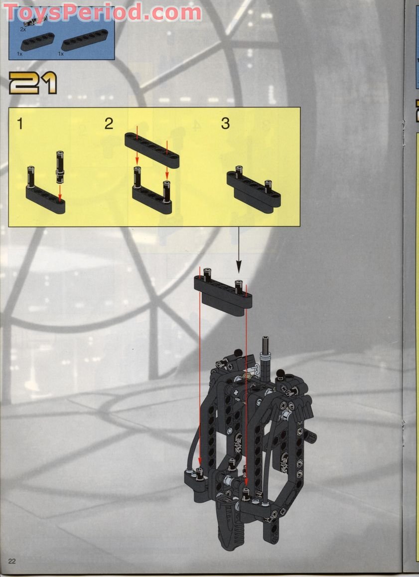 LEGO 8010 Darth Vader Instructions and Parts List