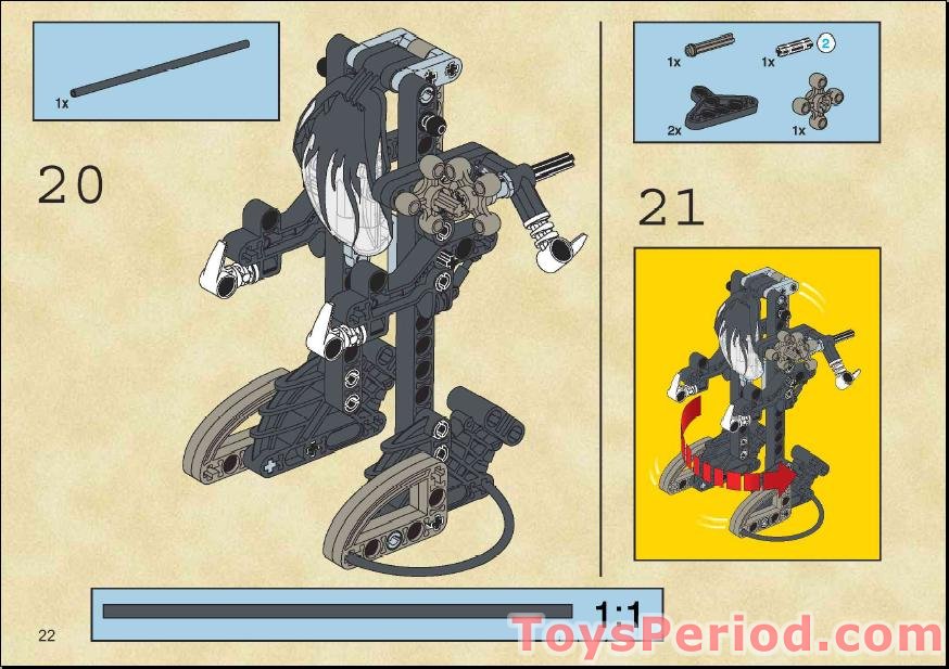 LEGO 8556 Boxor Instructions and Parts List