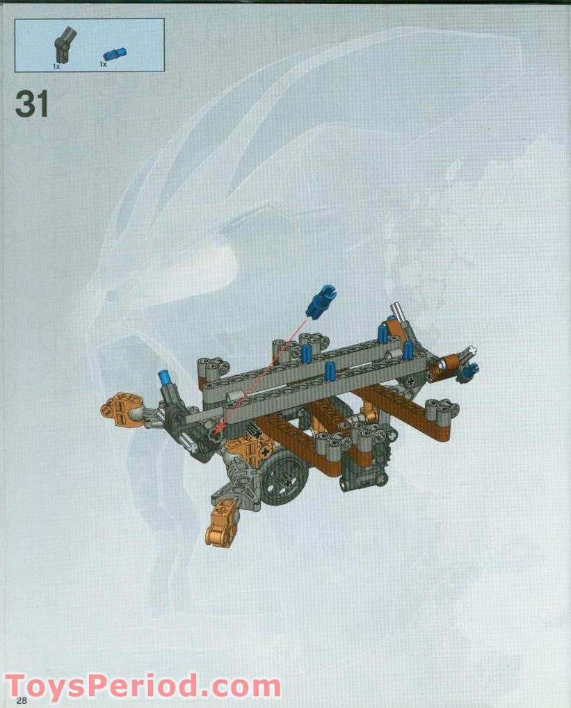LEGO 8595 Takua and Pewku Instructions and Parts List