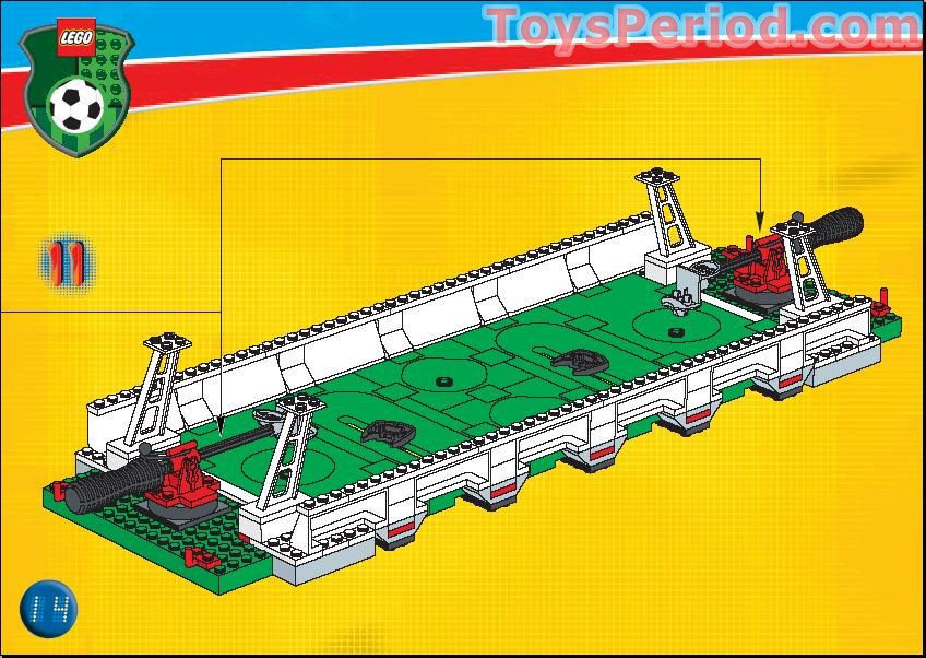 LEGO 3421 3 v 3 Shootout Instructions and Parts List