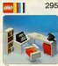LEGO 295 Secretary's Desk Instructions and Parts List