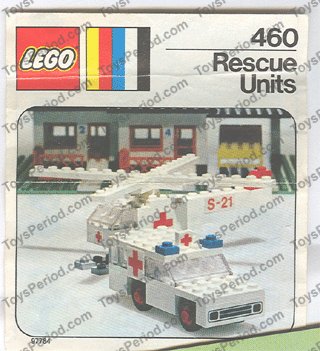 LEGO 460-1 Rescue Units Instructions and Parts List