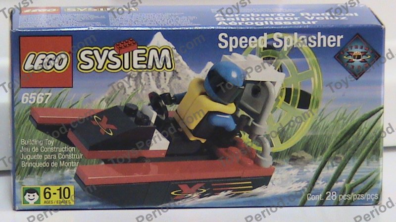 LEGO 6567 Speed Splasher Instructions and Parts List